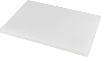 cofan Schneidebrett für Küche | Maße 40 x 30 x 1,5 cm | Weiß
