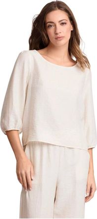 Kocca Femme, Blouses et Chemises, Blanc, Taille: 40 FR Haut &agrave; manches longues pr&ecirc;t pour la f&ecirc;te
