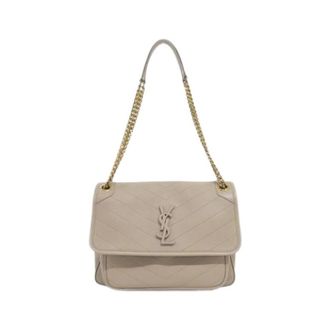 Saint Laurent Pre-owned Vintage Leder Schultertasche - - Pre-owned - Damen - Beige - ONE SIZE