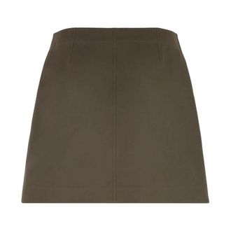 Burberry A-Linien-Rock mit hohem Bund - - Skirts - Damen - Gr&uuml;n - 2XS