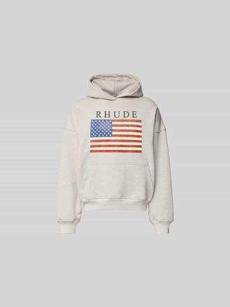 Rhude Oversized Hoodie mit Logo-Print