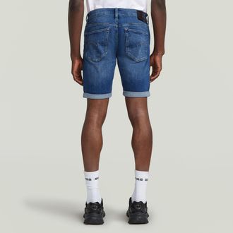 G-Star 3301 Slim Denim Shorts - Mittelblau - Herren