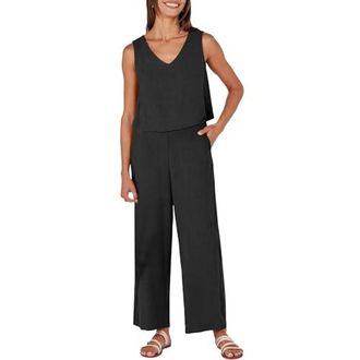 Generic Ensemble de v&ecirc;tements de d&eacute;tente pour femme - Automne et hiver - Pantalon athl&eacute;tique d&eacute;contract&eacute; marron chocolat - Surv&ecirc;tement en polaire assorti pour