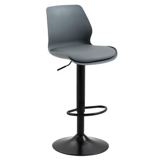 Generic Verstellbarer drehbarer Barhocker aus PU-Leder, armloser hydraulischer K&uuml;chenthekenstuhl mit R&uuml;ckenlehne f&uuml;r Esszimmer, Caf&eacute;, Kneipe