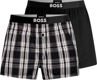 BOSS Boss 2p Boxer Shorts Ew 10269540 01 Pyjama, Noir, L Hommes