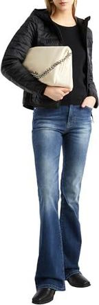 Benetton 2twddn024 Veste, Noir 100, XS Femme