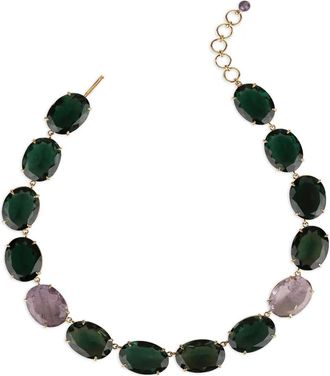 Bounkit collier serti de pierres - Or