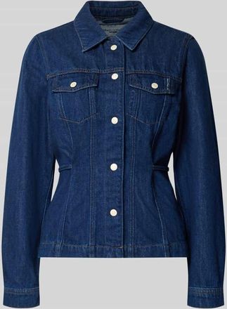 Marc O'Polo Denim Flared Fit Jeansbluse aus Baumwoll-Lyocell-Mix