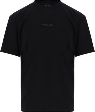 44 Label Group Homme, Tops, Noir, Taille: XL T-shirt en coton avec imprim&eacute; logo