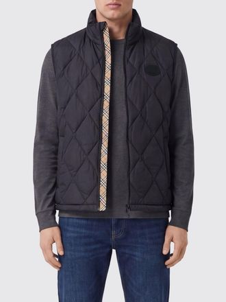 Burberry Gilet matelass&eacute; en nylon avec logo EKD