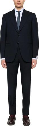 Caruso Homme, Costumes, Bleu, Taille: XL Costume crois&eacute;