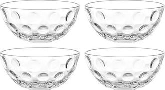 Leonardo CUCINA OPTIC Schalenset - 4 St&uuml;ck - F&uuml;r Dessert, Dips, Beilagen - Vielseitig im Alltag - Stapelbar - Kompakt - Modernes Design f&uuml;r Tisch und K&uuml;che - H