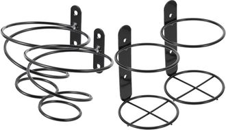 Soimiss 4 Stück Teiliges Wandmontage Weinregal aus Robustem Platzsparender Weinflaschenhalter für Zuhause Bar Küche Stabiles Wandhalter Weinflaschenregal zur 