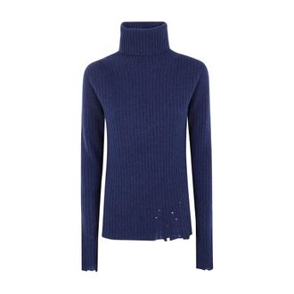 Uma Wang UMA Wang, Damen, Strickwaren, Blau, SGr&ouml;&szlig;e
