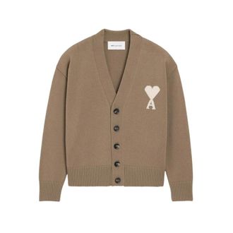 Ami ADC Cardigan - - Knitwear - Herren - Beige - XL