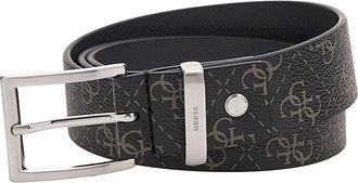 Guess Vezzola G&uuml;rtel Leder,115,Dark Black