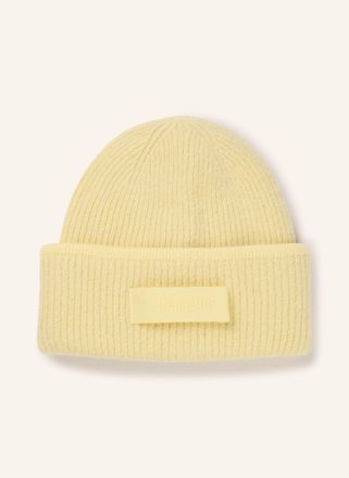 Jacquemus Jacquemus M&uuml;tze Le Bonnet Gros Grain Mit Alpaka gelb