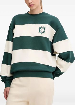 Emporio Armani striped sweatshirt - Vert