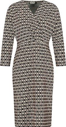 Gerry Weber 985013-35014 Robe, Noir/écru/Blanc, 48 Femme