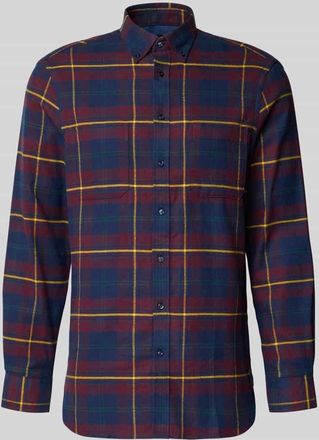 Christian Berg Regular Fit Freizeithemd mit Button-Down-Kragen