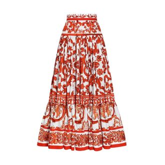 Dolce & Gabbana Jupe Maxi Imprim&eacute; Floral - Femme - Jupes - Multicolore - Taille: 36 FR