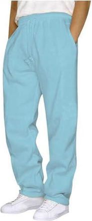 Generic Pantalon de jogging baggy pour homme - Large - Coton - Taille &eacute;lastique - Coupe ample - Jambe large - Pantalon de sport chaud et confortable - Jogging