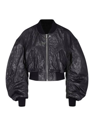 Rick Owens Lambskin Bomber Jacket