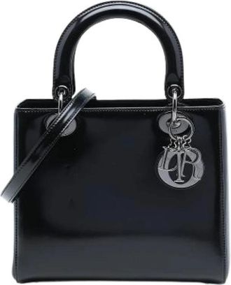 Dior Sac &agrave; main Lady Dior Pre-owned - Femme - Pre-owned - Noir - Taille: ONE Size