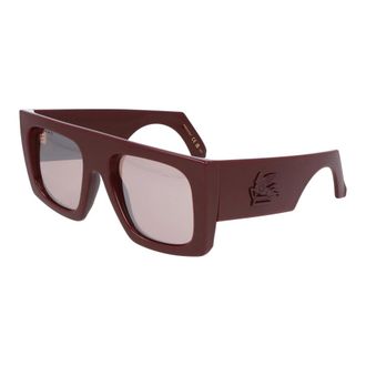 Etro Lunettes de soleil &agrave; monture carr&eacute;e - unisex - Accessoires - Rouge - Taille: 54 MM