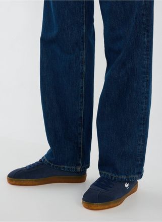 Lacoste Baskets en cuir et coton m&eacute;lang&eacute;s