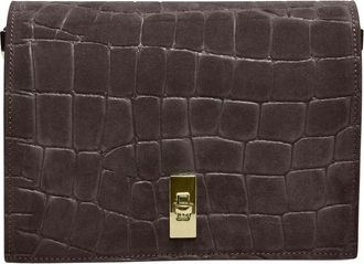 Roberta M Zweifarbig Rindsledertasche