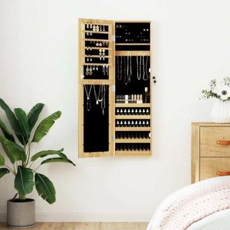 vidaXL Furniture Limited - Armoire &agrave; bijoux avec miroir murale 30x8,5x10