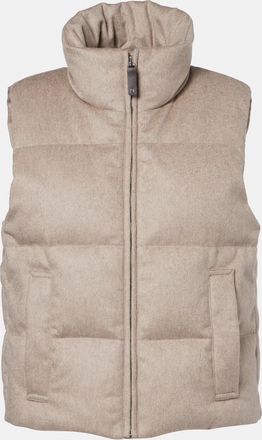 Max Mara Daunnweste aus Kaschmir