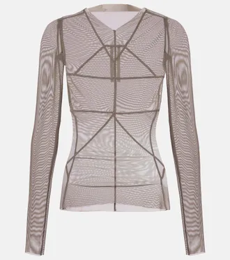 Rick Owens Top Temple aus T&uuml;ll