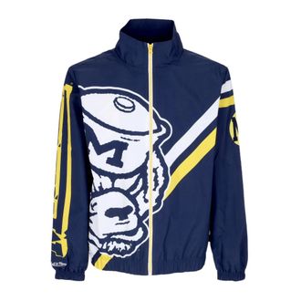 Mitchell & Ness Ncaa Exploded Logo Warm Up Jacket - - Jackets - Herren - Blau - L
