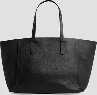 Gerard Darel Cabas en cuir grain&eacute; int&eacute;rieur m&eacute;tallis&eacute; - SIMPLE 2