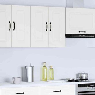 vidaXL Vidaxl - Armoire murale de cuisine Kalmar blanc bois ding&eacute;nierie