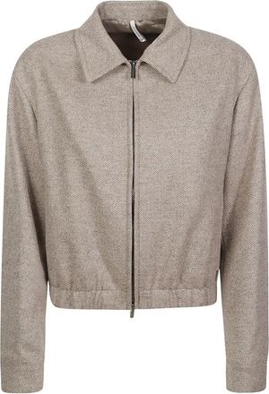 Berwich Giunone Jacket - Femme - Vestes - Beige - Taille: 36 FR