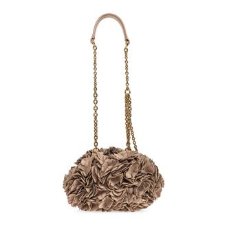 Chlo&eacute; Femme, Sacs, Beige, Taille: ONE Size Sac bandouli&egrave;re Pliss&eacute;