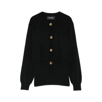 Karl Lagerfeld Buttoned Cardigan - - Knitwear - Damen - Schwarzk - S