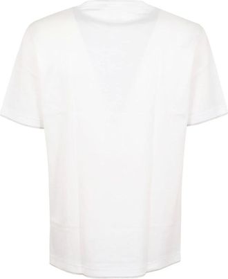 Eleventy Homme, Tops, Blanc, Taille: XL T-shirt en jersey de coton Giza