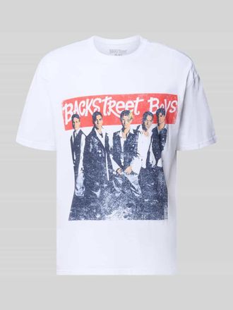 Mister Tee Regular Fit T-Shirt aus reiner Baumwolle Modell Backstreet Boys