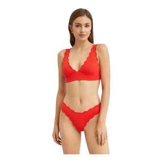 Marysia Swim Femme, Maillots de bain, Rouge, Taille: 38 FR Wide Santa Clara Top