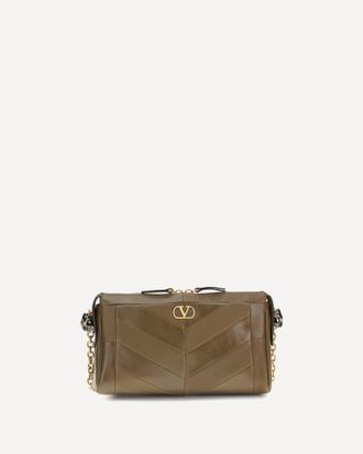 Valentino Garavani Small Panthea Chevron nappa Shoulder Bag Female UNI