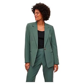 Vila Vila Vilowny Noos Blazer Droit pour Femme, Vert Canard, 46