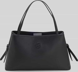 HUGO BOSS Shopper aus Kunstleder mit Logo-Pr&auml;gung