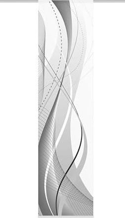 Home Fashion Home fashion Carlisle Schiebevorhang, Polyester, Grau, 245X60 cm