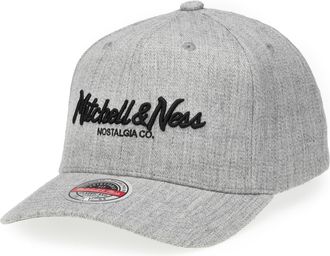 Mitchell & Ness Pinscript Basecap - Classic Red Snapback Verschluß (verstellbar/dehnbar), Grey/Black, Herren, Frauen, Kinder, Unisex, Frühling, Sommer, Herbst, Winter