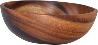 Pretyzoom 2 Stk Holzschüssel snackschalen snack schalen tapasschalen suppenschüssel Behälter für Kleinigkeiten Nudelschüssel Nussschale Kleine Schüssel Salatsch