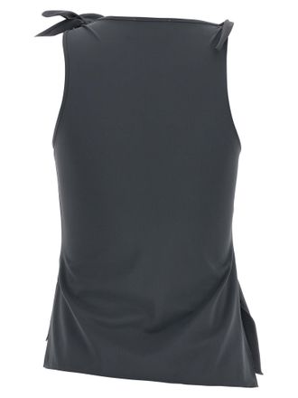 Coperni Womens Gray Polyamide Tank Tops